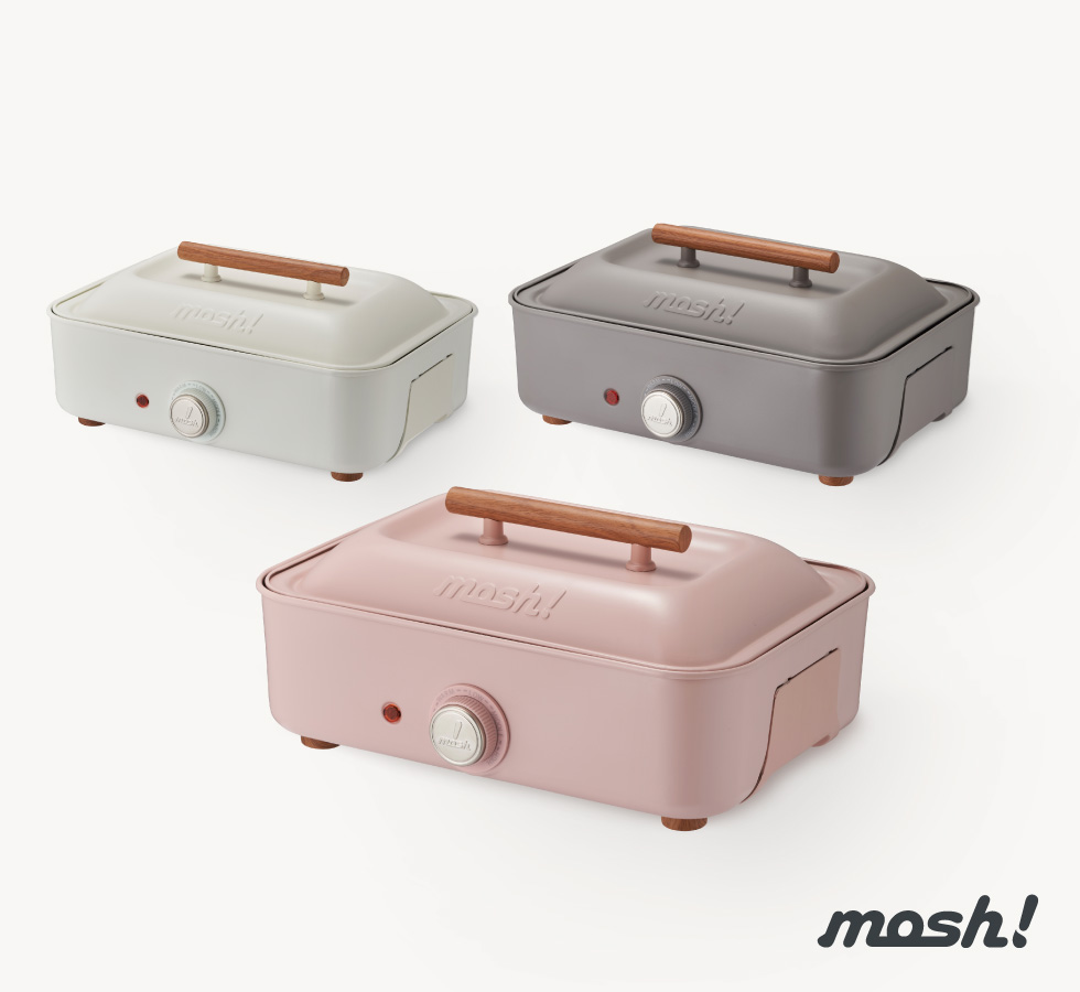 mosh! モッシュ ホットプレート M-HP1IV M-HP1BR M-HP1PE| 『内祝い』『出産内祝い』(カラー) |『内祝い』『出産内祝い』『カタログギフト』の【ソムリエ@ギフト】
