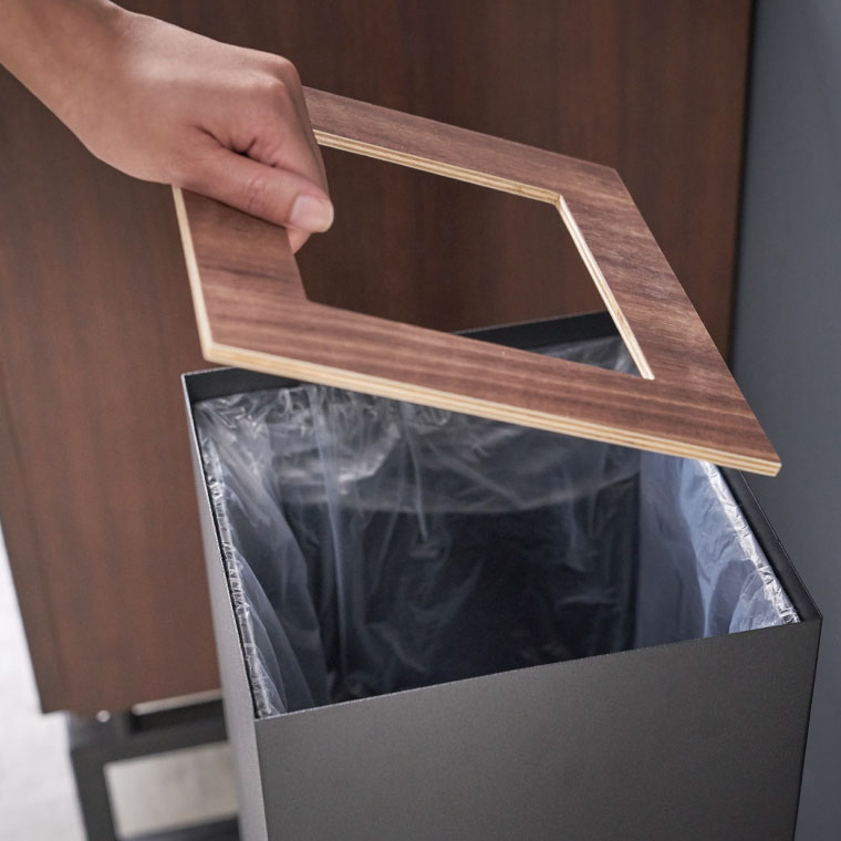 [ トラッシュカン 角型ロング リン ] 山崎実業 RIN ブラウン ナチュラル 4530 4531 送料無料(カラー) |『内祝い』『出産内祝い』『カタログギフト』の【ソムリエ@ギフト】