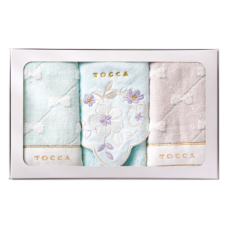 TOCCA トッカ ハンカチ3枚セット(カラー)｜ギフト、贈り物、カタログギフトなら『ソムリエ＠ギフト』